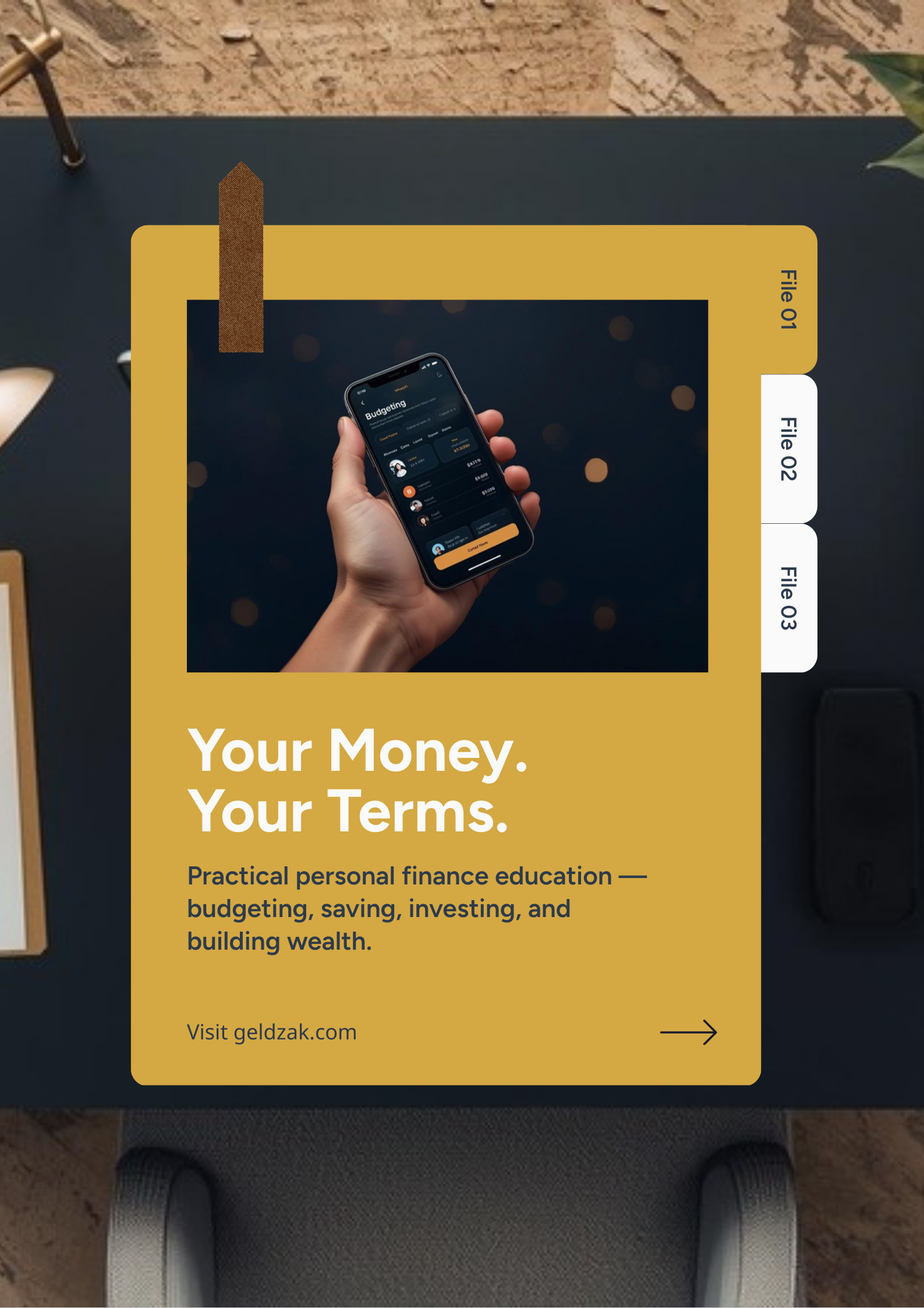 Geldzak — Your Money. Your Terms.